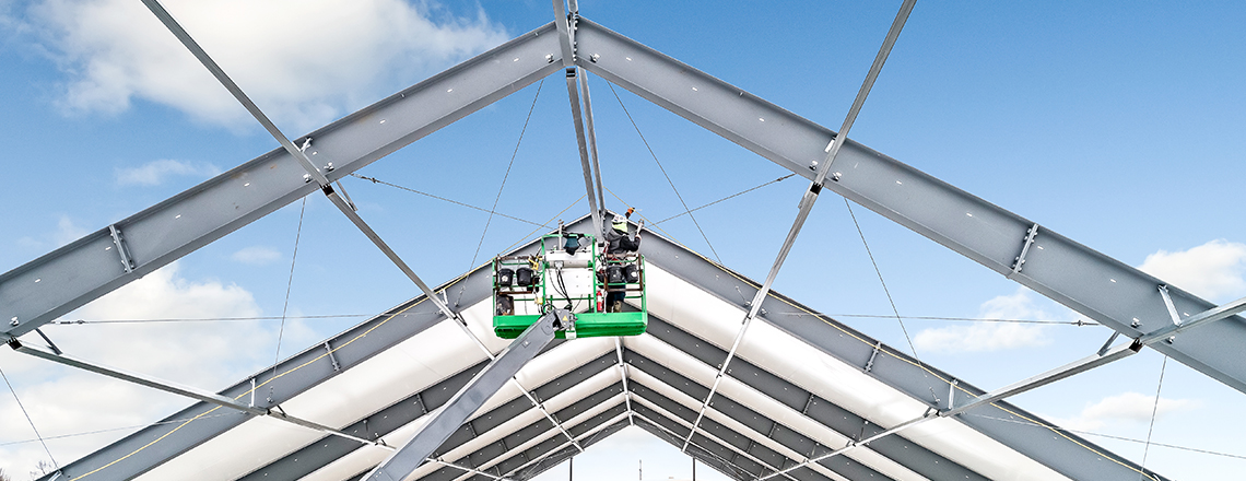 Custom Fabric Structures & Pricing from Legacy Building Solutions